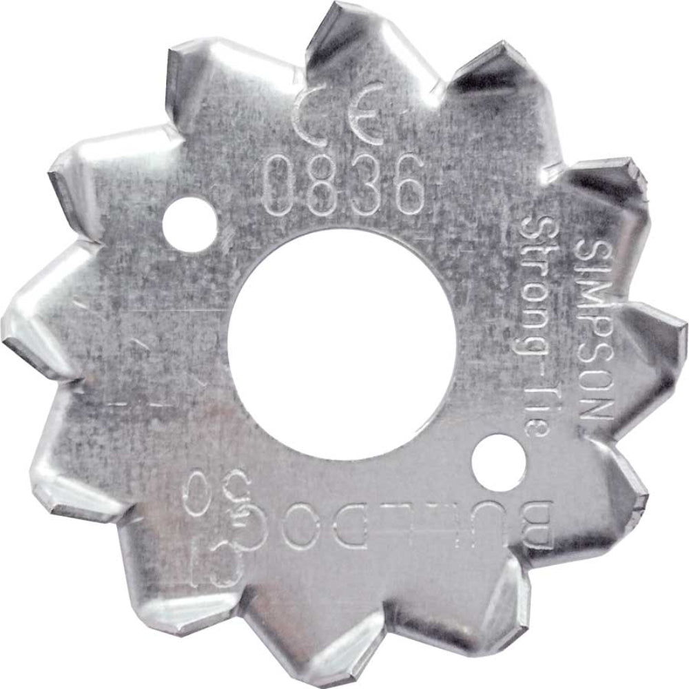 Double Sided Toothed Timber Connector 50mm