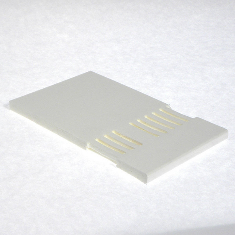 Plastic White Vented Soffit Flat Board 9mm x 405mm x 5m