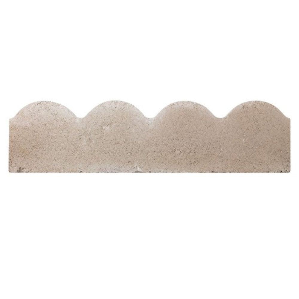 Bradstone Scalloped Path Edging 150mm x 600mm Grey