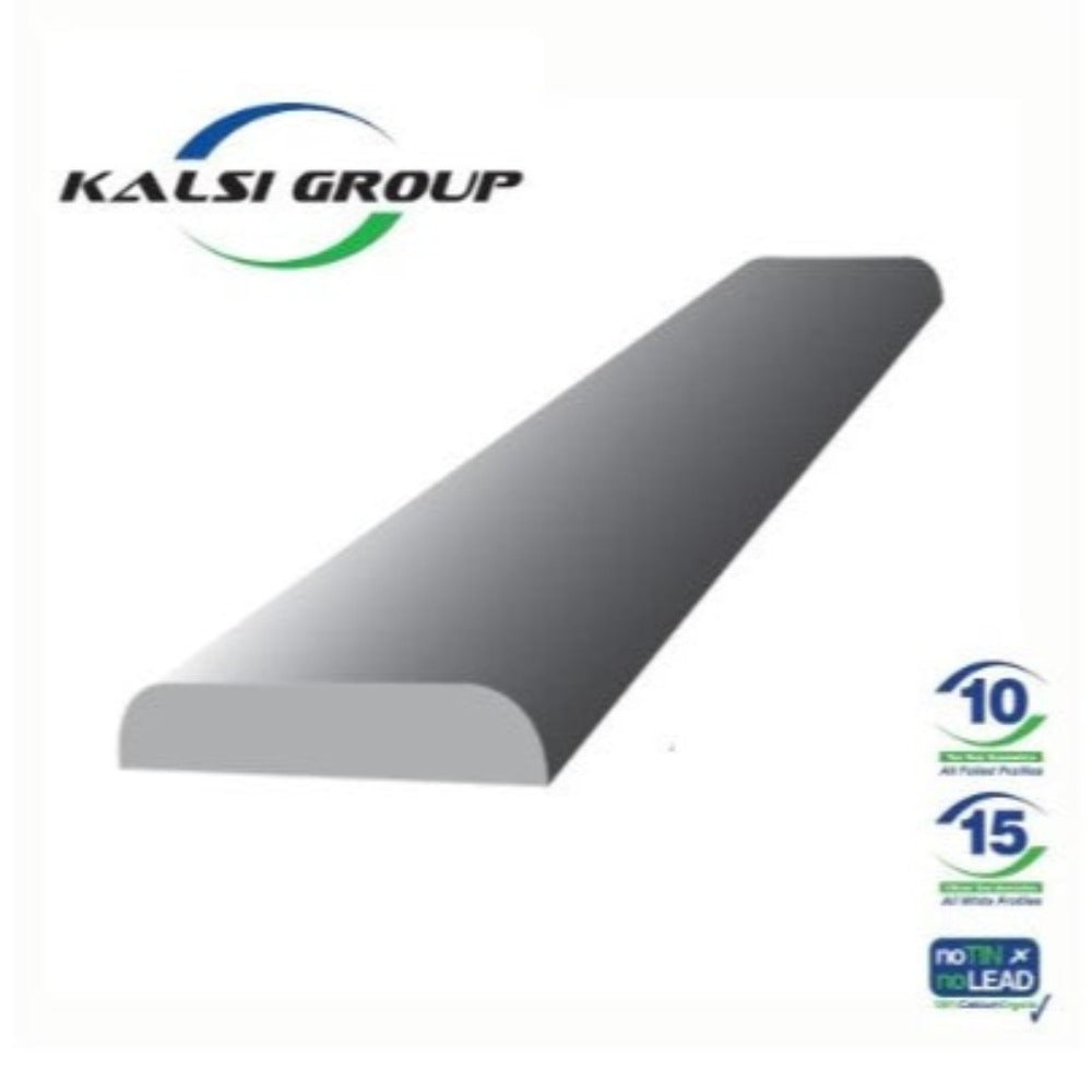 Plastic D Shape Mould White