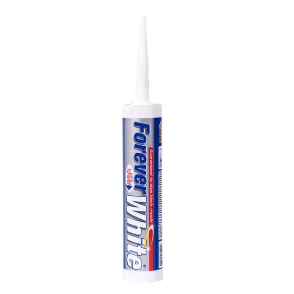 Everbuild Forever White Silicone Sealant 295ml