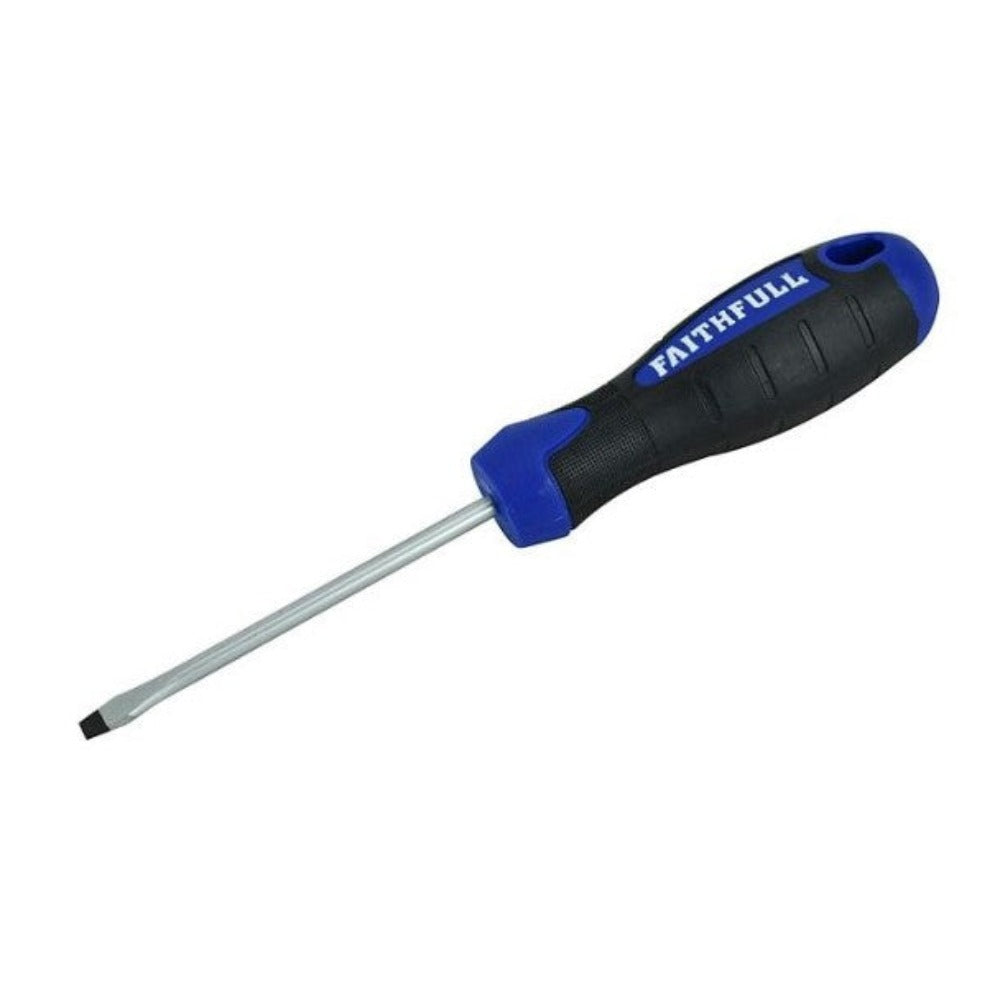 Faithfull Soft Grip Flared Tip Screwdriver