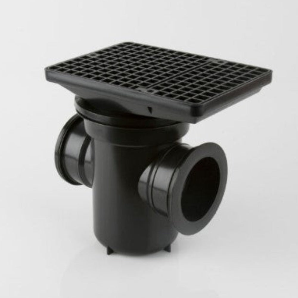 Back Inlet Roddable Gully 90 Degree Outlet Rectangular Grid